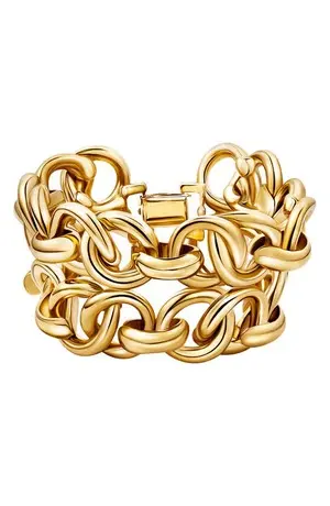 CHRISTINA CARUSO Love Link Bracelet - 14k Gold
