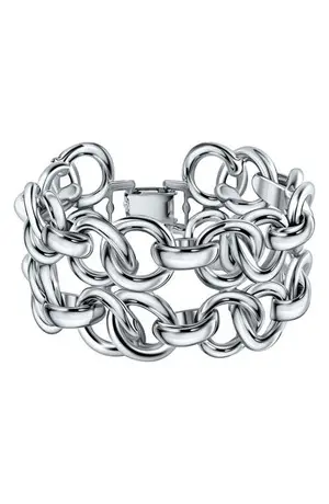 CHRISTINA CARUSO Love Link Bracelet - Rhodium