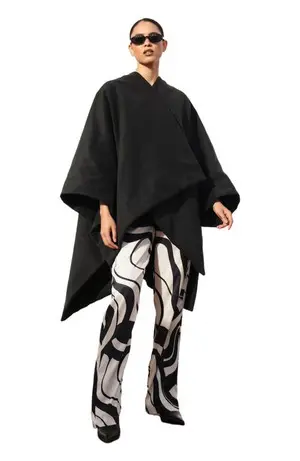 DIARRABLU Double-layered Wrap Cape