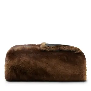 Apparis Brady Jumbo Throw - Mink