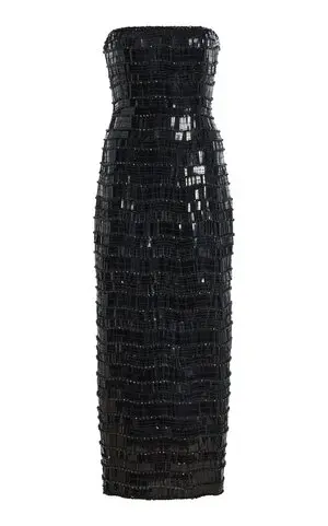 Rachel Gilbert Sylvie Sequined Gown