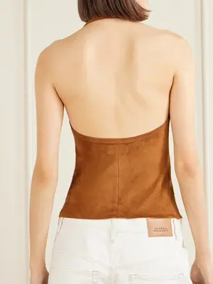 Stouls Cherry Open-back Tank - Brown