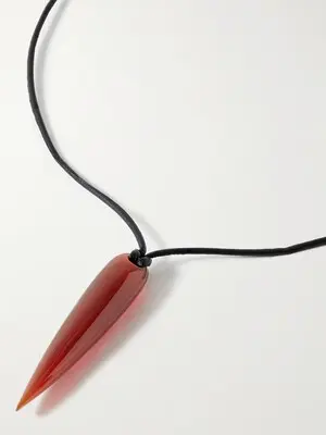 SOPHIE BUHAI Small Spear Necklace - Red