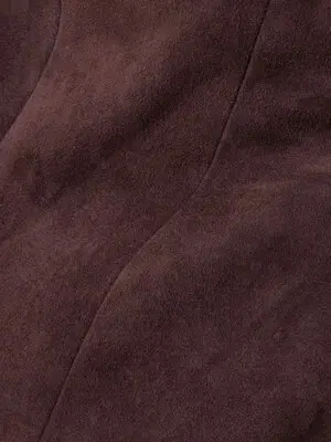 Stouls Gégé Suede Flared Pants - Brown