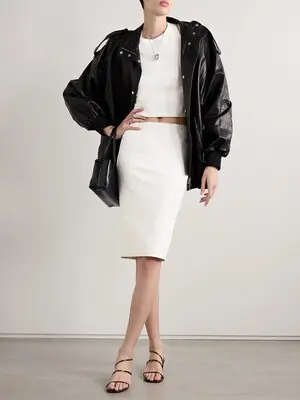 Stouls Gilda Leather Skirt