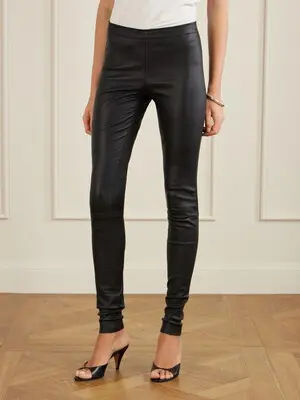 Stouls Carolyn Leather Leggings - Black