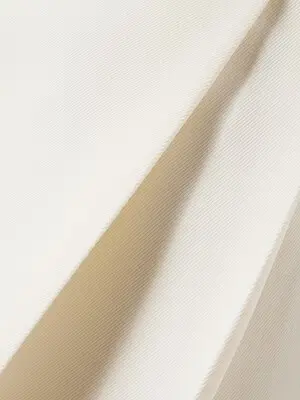 RÓHE Pleated Recycled-twill Wide-leg Trousers - Neutrals