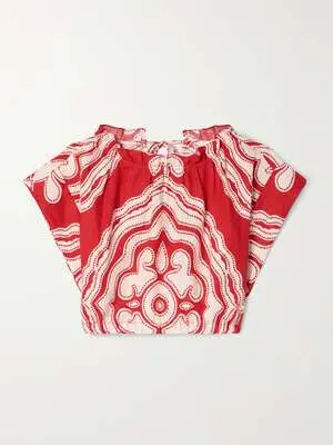 LEMLEM Muna Cropped Top - Red