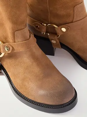 Chloé Dakota Buckled Ankle Boots