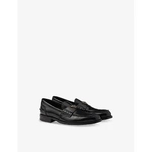 Prada Brushed Leather Loafers