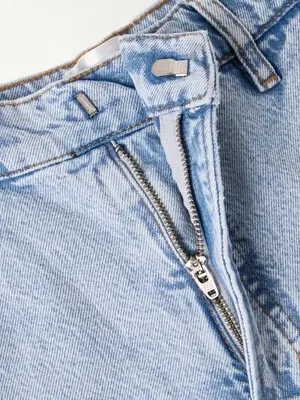FRAME The Wide Trouser High-rise Wide-leg Jeans - Blue