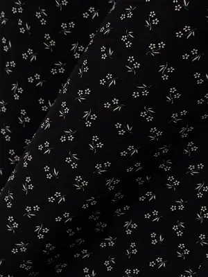 Alessandra Rich Bow-detailed Floral-print Silk Blouse