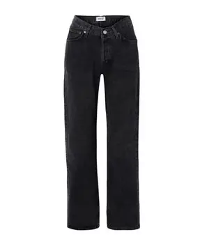 Women's High Waist Straight Leg Jeans