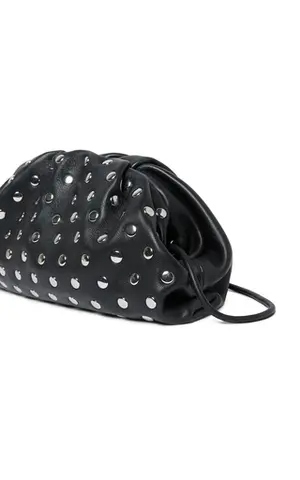 LOEFFLER RANDALL Bailey Studded Leather Clutch