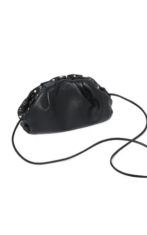 LOEFFLER RANDALL Bailey Studded Leather Clutch