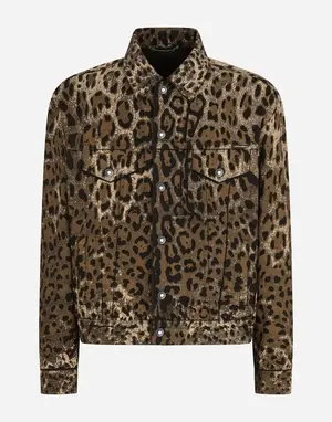 Dolce & Gabbana Animal Print Outerwear For Men