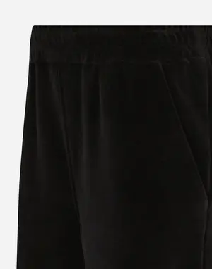 Dolce & Gabbana Cotton Chenille Jogging Pants With Dg Logo