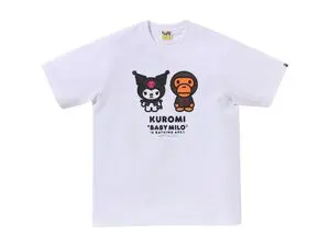 A BATHING APE X Kuromi Baby Milo Tee Shirt - White