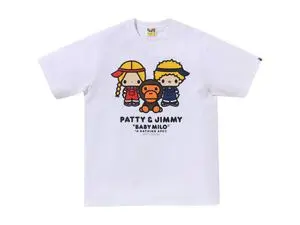 A BATHING APE X Patty Jimmy Baby Milo Tee Shirt - White