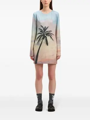 Palm Angels Sunrise Palm Mini Dress