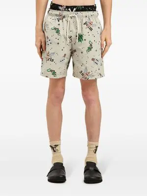 Palm Angels Pin-up Swim Shorts