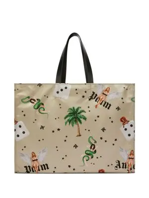 Palm Angels Pin-up Tote Bag