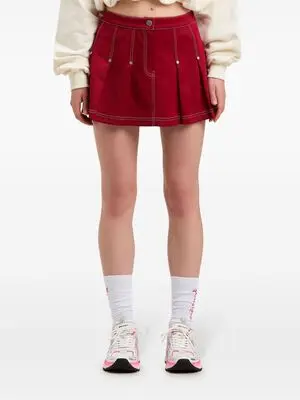Palm Angels Pleated Mini Skirt