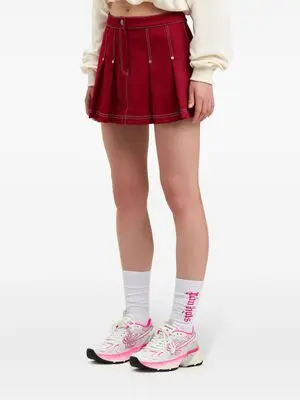 Palm Angels Pleated Mini Skirt