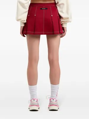 Palm Angels Pleated Mini Skirt