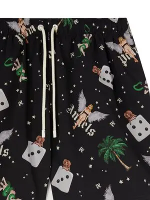 Palm Angels Pin-up Swim Shorts