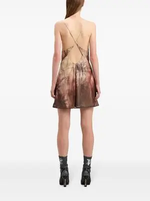 Palm Angels Sunset Palms Mini Dress