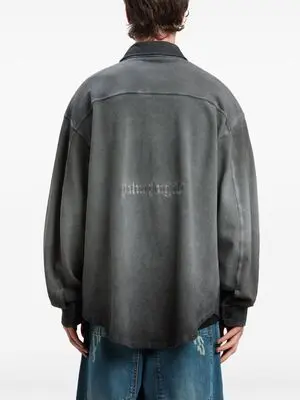 Palm Angels Classic Logo Overshirt - Black