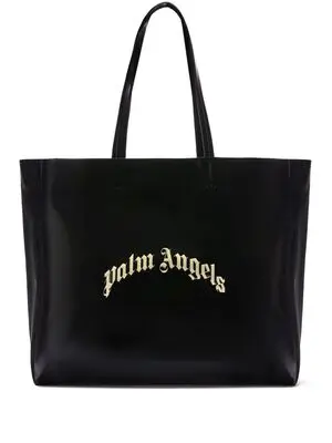 Palm Angels Logo-print Tote Bag - Black