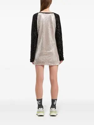 Palm Angels College Palm Mini Dress - Grey
