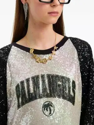 Palm Angels College Palm Mini Dress - Grey