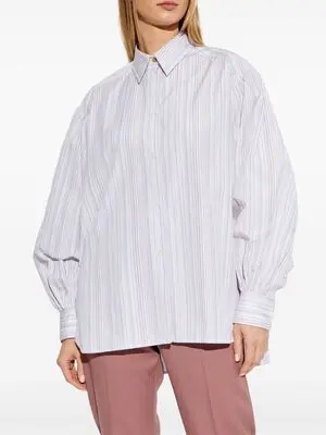 Paul Smith Striped Cotton Shirt - White
