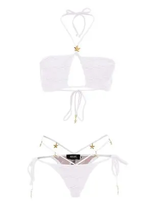 AMIR SLAMA Star-detail Bikini Set - White