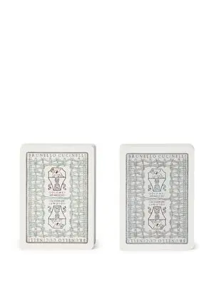 Brunello Cucinelli Watercolour-effect Cards