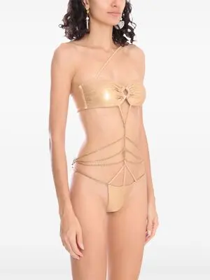 AMIR SLAMA X Jade Picon Metallic Bikini