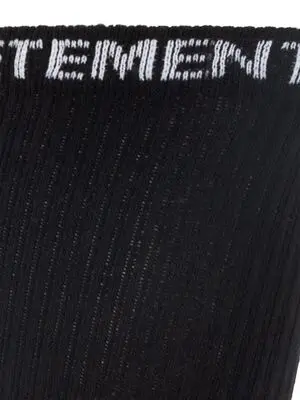 Vetements Logo Intarsia Socks