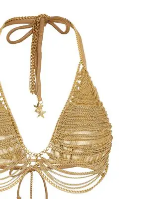 AMIR SLAMA Chain Link Detail Bikini Set