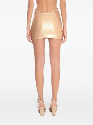AMIR SLAMA Draped-detail Mini Skirt