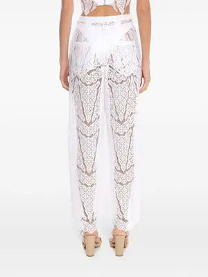 AMIR SLAMA Lace Trousers