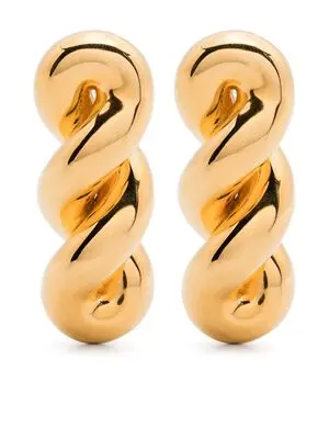 UNCOMMON MATTERS Long Twist Earrings - Gold