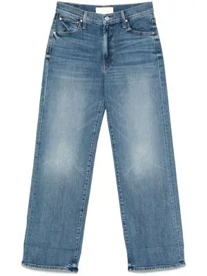 MOTHER The Dodger Flood Cuff Jeans - Tbr Toil And Trouble