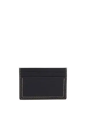 JIL SANDER Logo-debossed Card Holder - Black