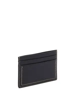 JIL SANDER Logo-debossed Card Holder - Black