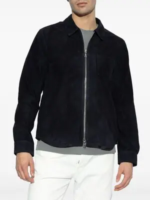 Officine Générale Suede Jacket - Blue