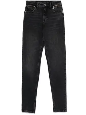 Patrizia Pepe Black Wash Bottoms For Women
