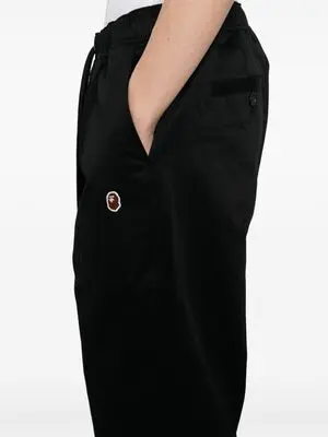 A BATHING APE Ape-head Trousers - Black